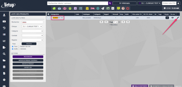 Prise en main du logiciel - Vetup Help