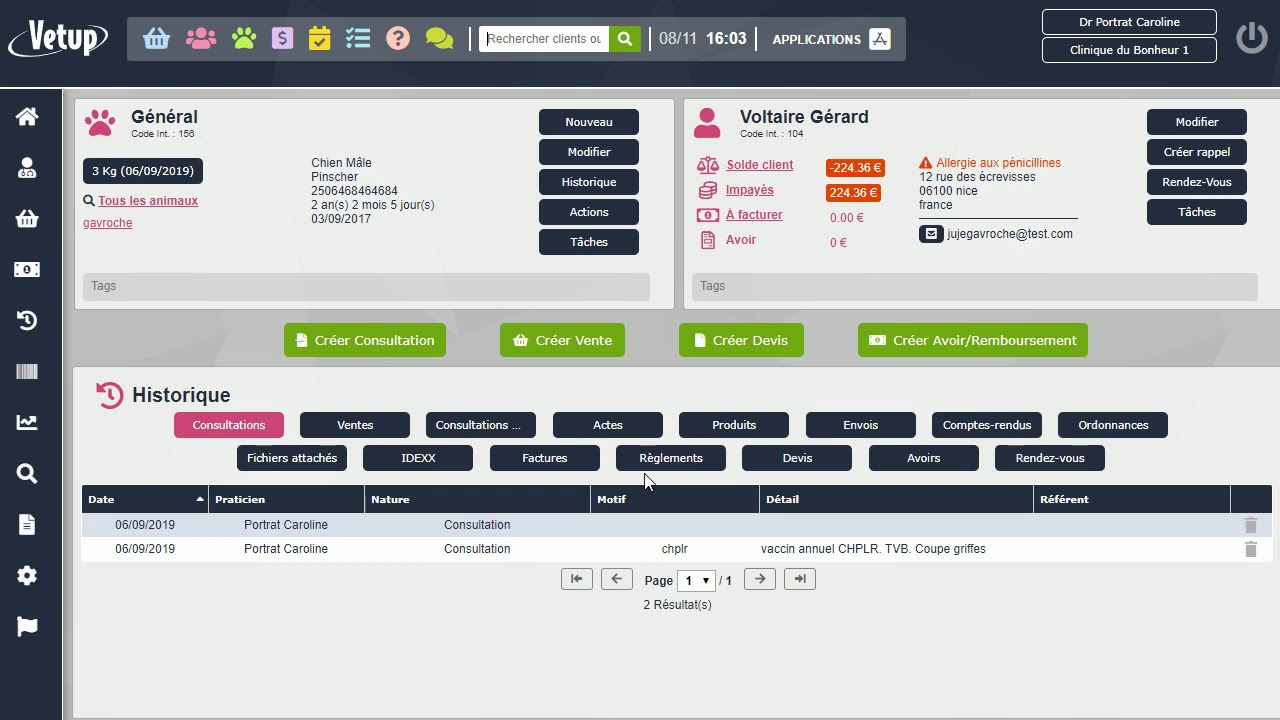 Comment utiliser la section "Détail affiché sur la facture" des actes ...