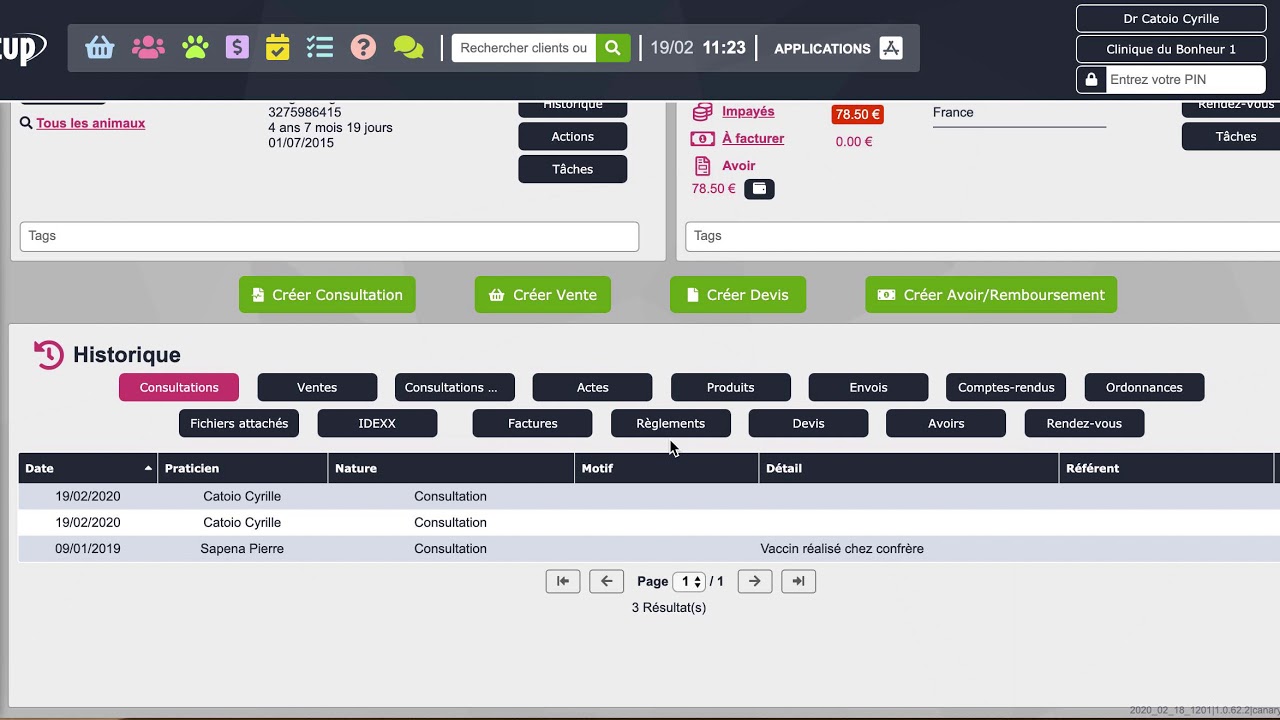 Fonctionnement général des Avoirs - Vetup Help