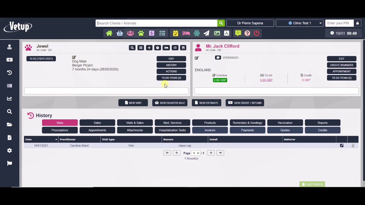 How to manage an animal with several files - Vetup Help