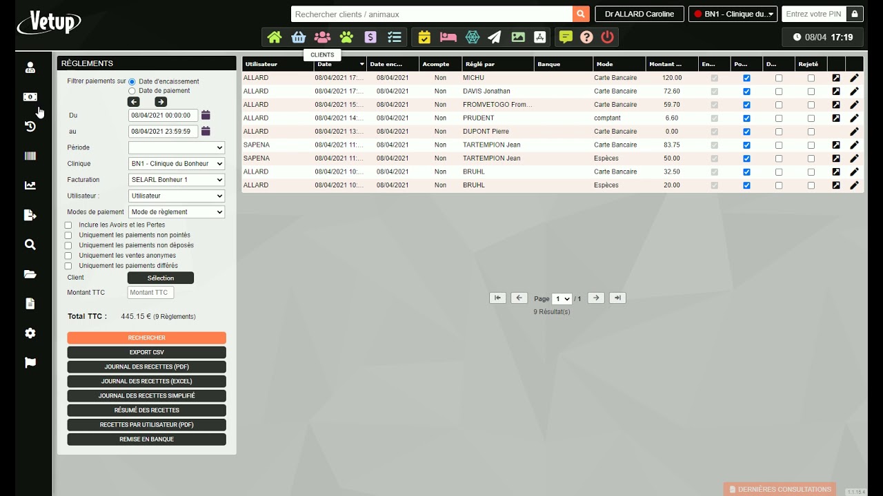 Contrôler l'édition de mes factures - Vetup Help