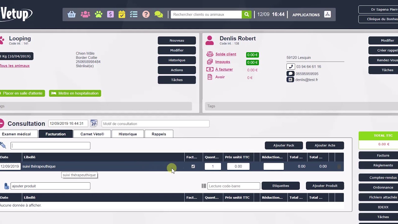 Faire un suivi thérapeutique sous forme de mails ou d'actes programmés ...